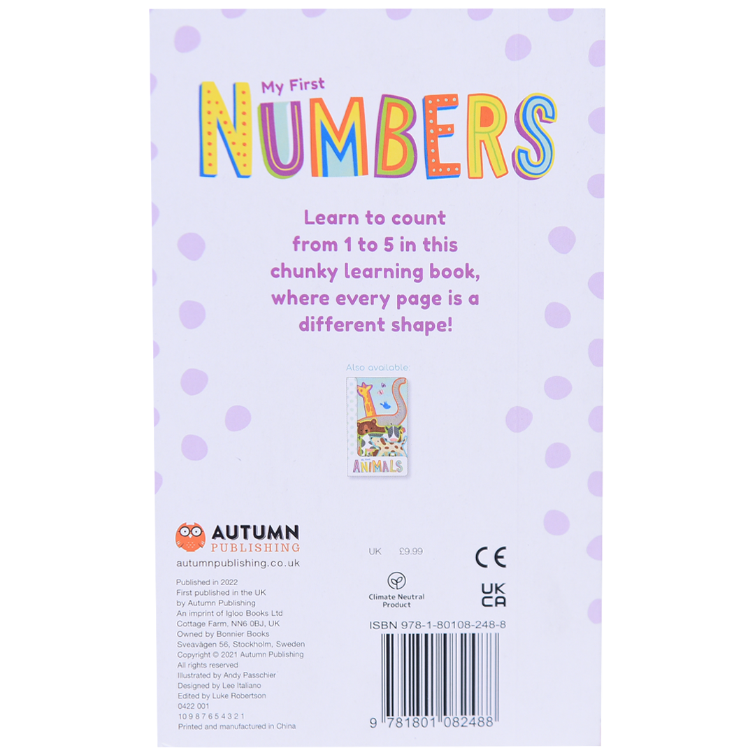 Chunky 3D Shapes - My First Numbers – Dar Al Maaref Publishers