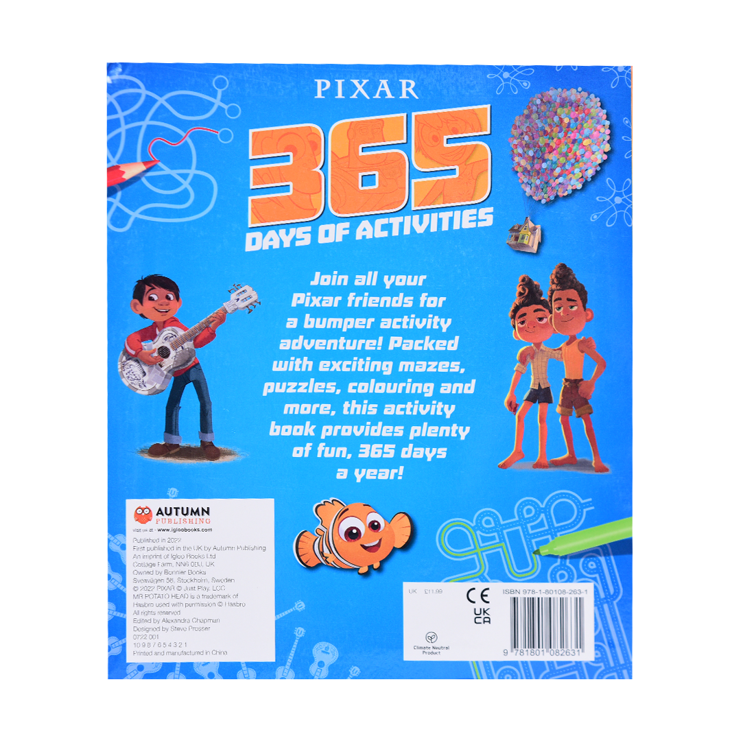 Pixar: 365 Days Of Activities – Dar Al Maaref Publishers